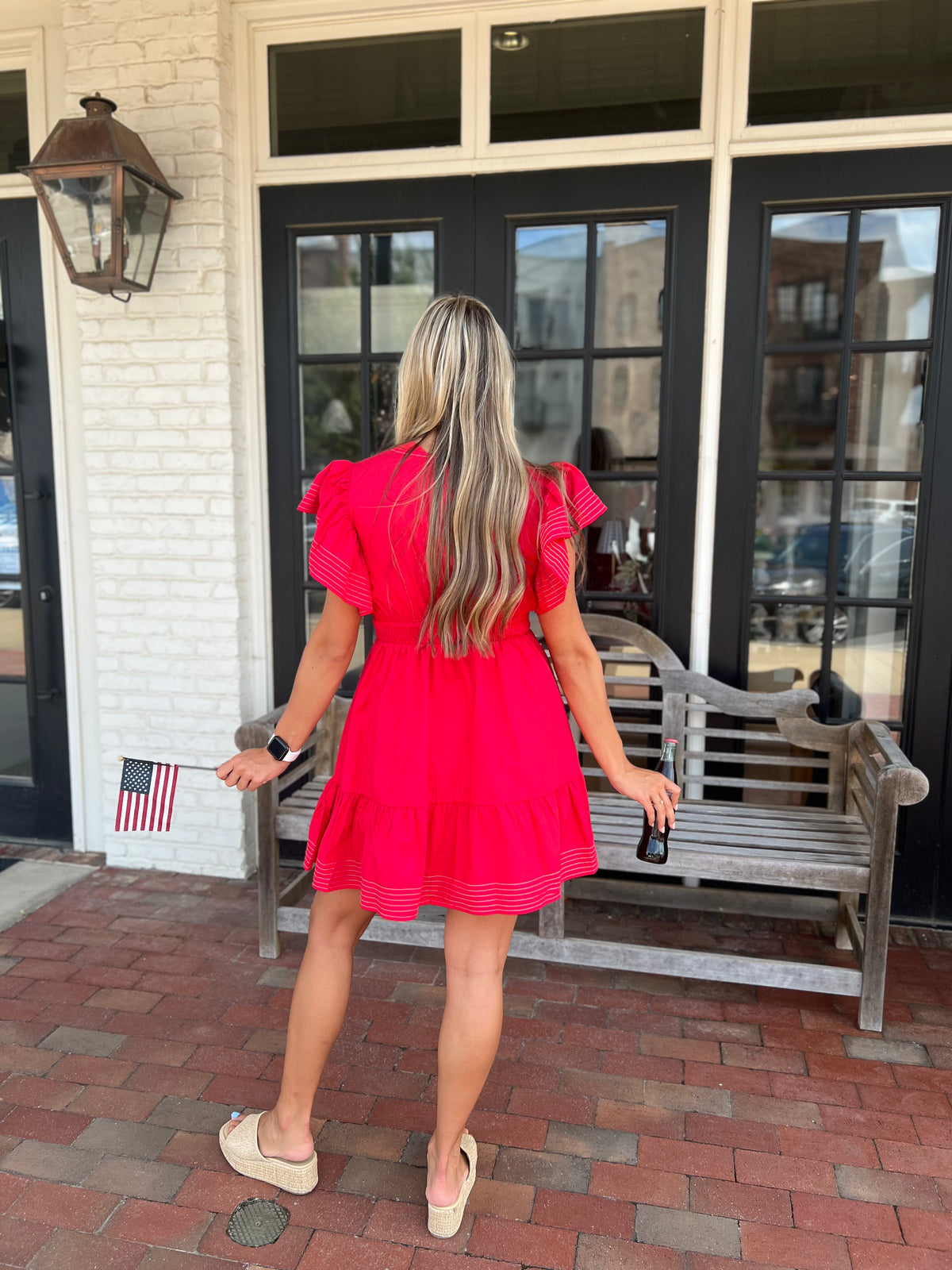 Red Days Dress | Dappled.Shop