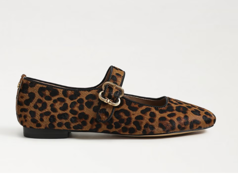Sam Edelman- Leopard Mary Jane Flats | Dappled.Shop